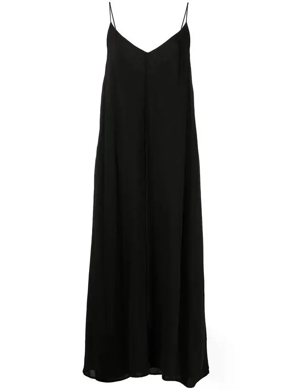 Voz Double-layer Cami Dress - Black