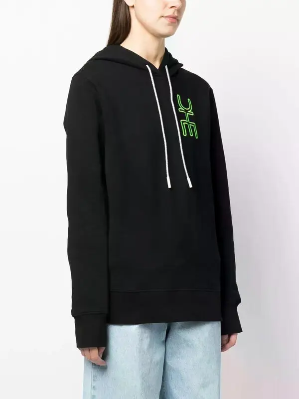 DRHOPE Embroidered Logo Cotton Hoodie
