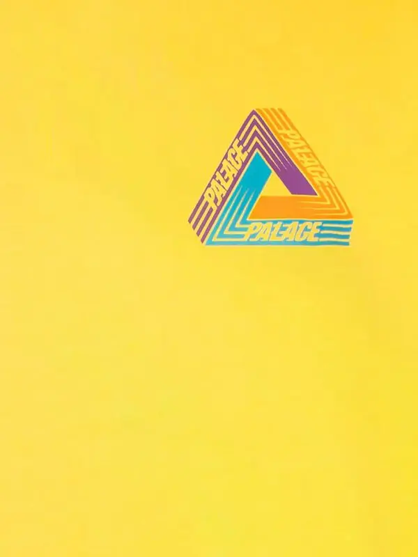 PALACE Tri-dart Logo-print Hoodie - Yellow