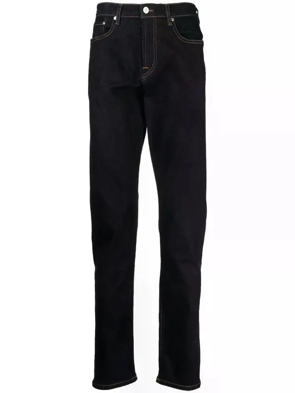 Paul Smith Mid-rise Slim-fit Jeans - Blue