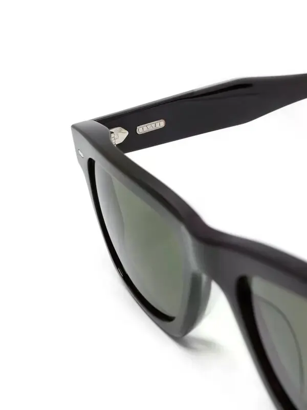 Oliver Spencer Square Frame Sunglasses - Brown