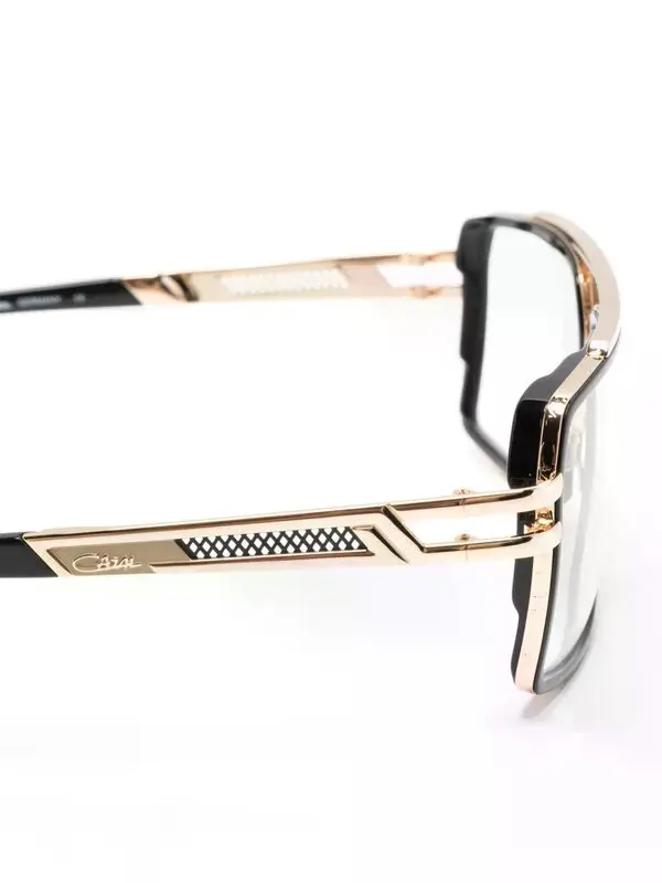 Cazal Aviator-style Eyeglasses With Mesh Detailing - Black