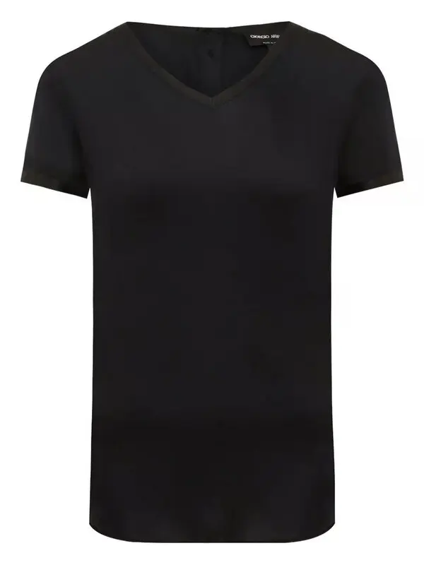 Giorgio Armani Cotton V-neck T-shirt