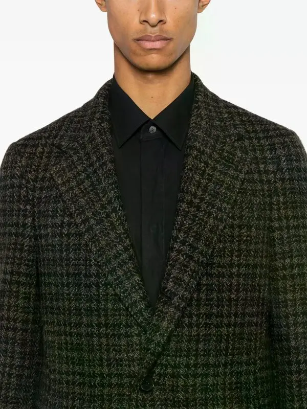 Caruso Houndstooth Wool-cashmere Blend Coat