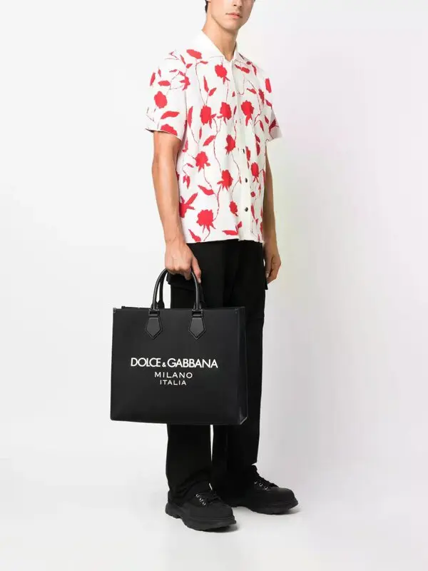 Dolce & Gabbana Logo-embossed Tote Bag - Black