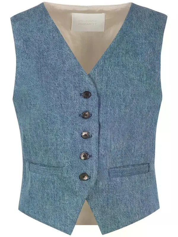 Citizens Of Humanity Denim Gilet - Blue