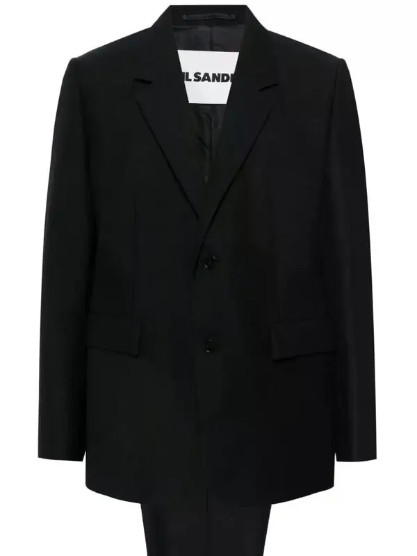 JIL SANDER Single-breasted Relaxed Fit Tailored Suit