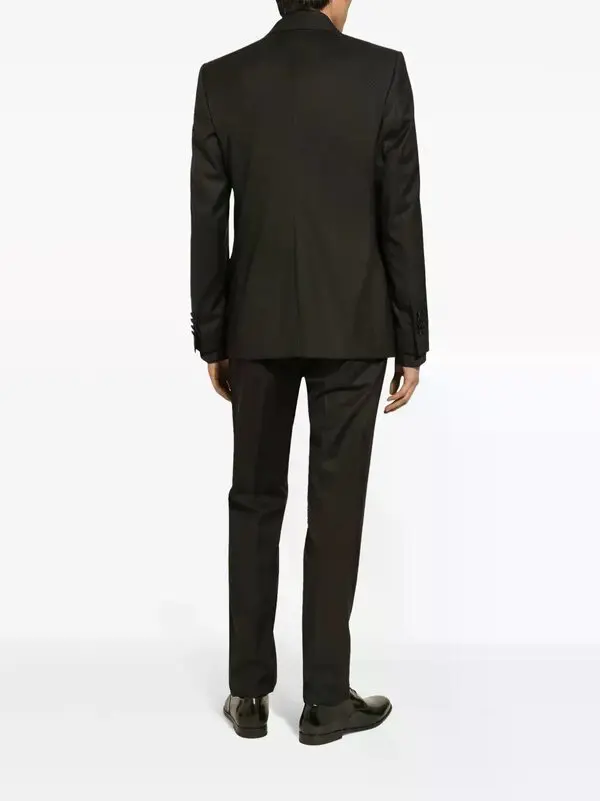 Dolce & Gabbana Contrasting Lapels Two-piece Suit