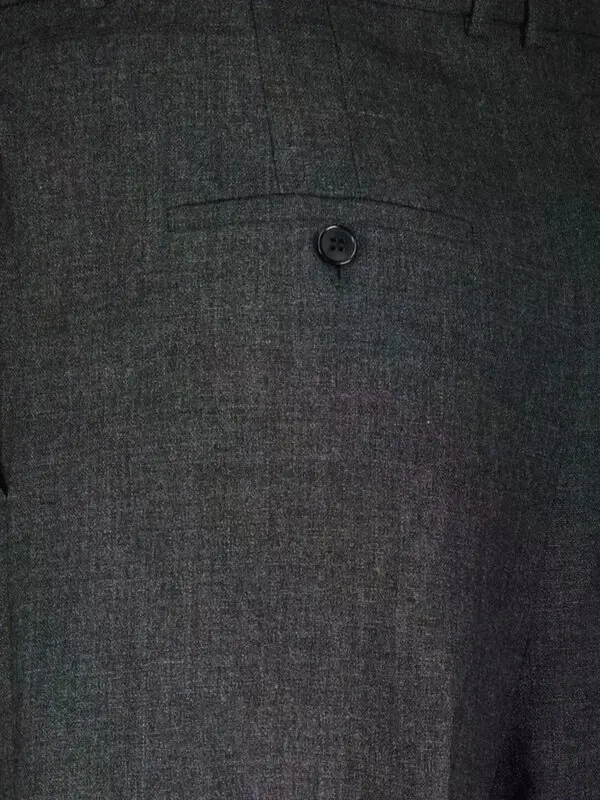 Saint Laurent Wool Trousers - Black