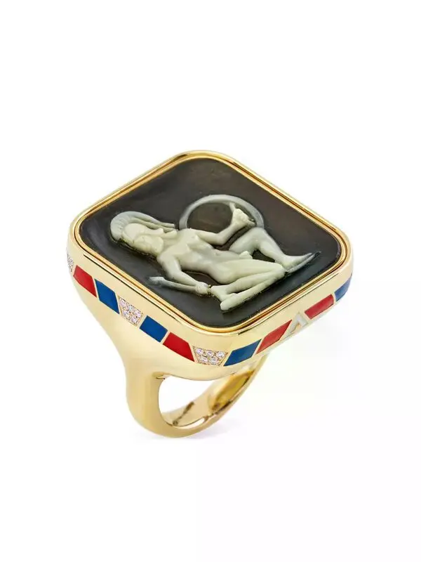 FRANCESCA VILLA 18kt Yellow Noble Radish Diamond Ring - Gold
