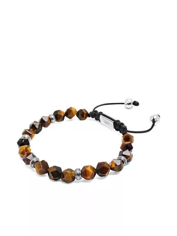 NIALAYA JEWELRY Beaded Bracelet With Logo Engraving