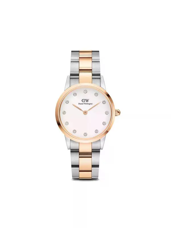 DANIEL WELLINGTON Iconic Link Lumine Watch - Silver