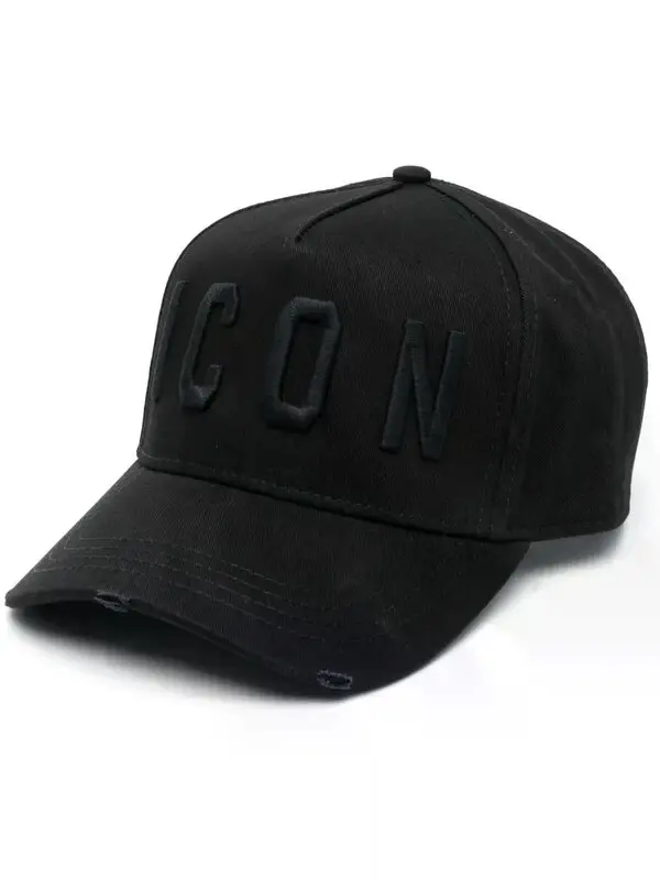 Dsquared2 Embroidered Icon Baseball Cap - Black