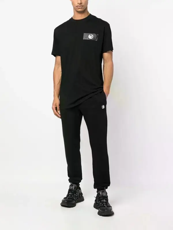 PLEIN SPORT Logo-patch Track Pants - Black