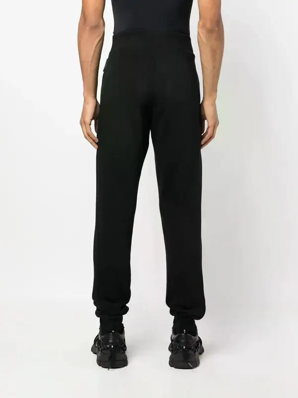 PLEIN SPORT Logo-patch Track Pants - Black