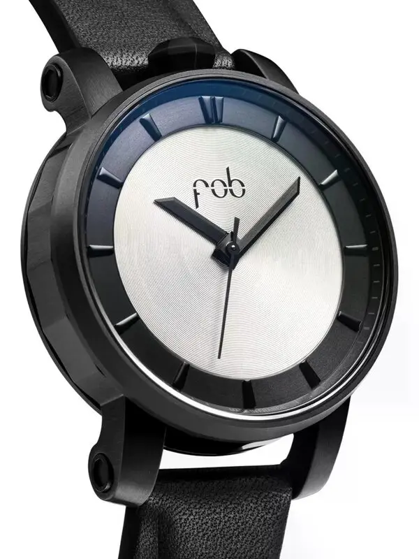 FOB PARIS Automatic Watch With Leather Strap