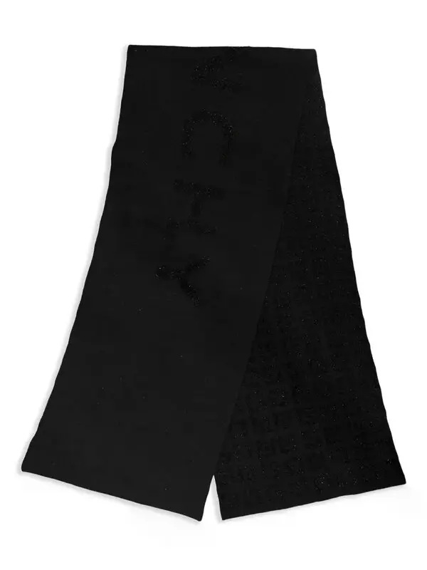 Givenchy 4g-appliqué Scarf - Black