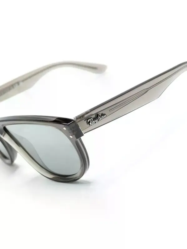 Ray-ban Boyfriend Reverse Square-frame Sunglasses - Grey