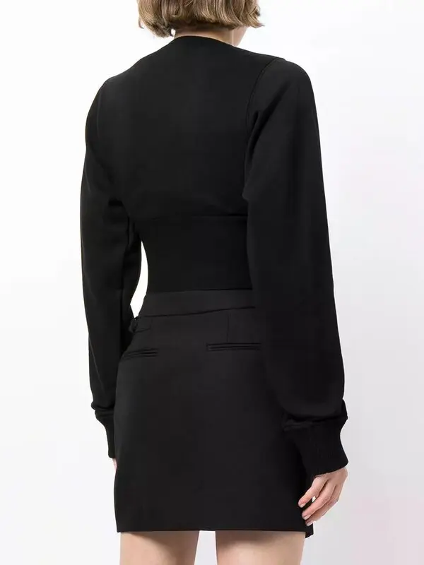 1017 Alyx 9sm Cropped Sweatshirt-sleeve Top