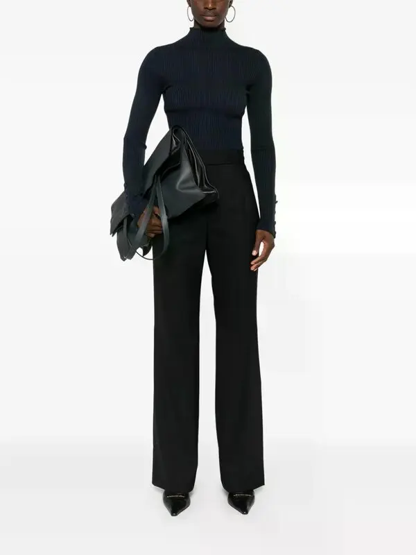 SEMICOUTURE Tailored Pleat Detail Trousers