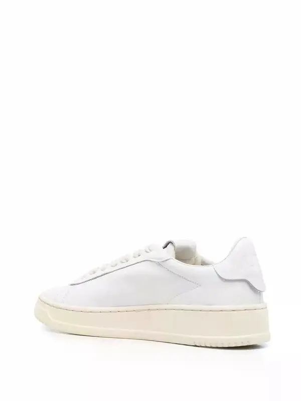 AUTRY Leather Logo Print Sneakers