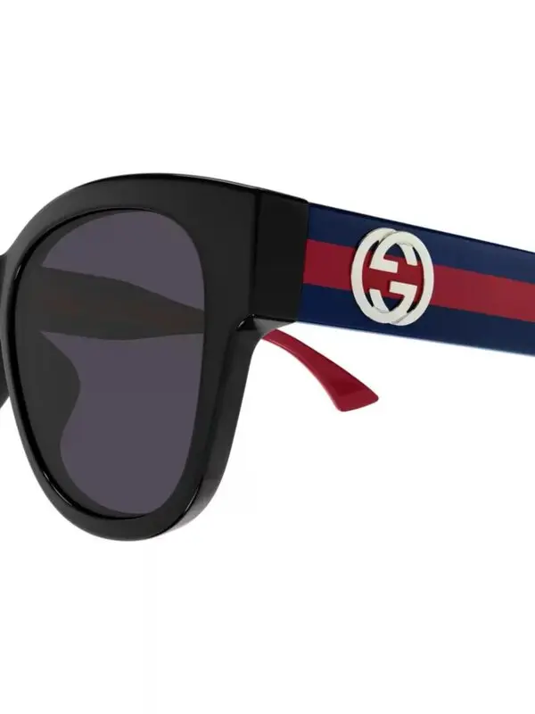 Gucci Engraved-logo Sunglasses