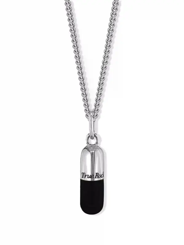 TRUE ROCKS Pill Pendant Necklace