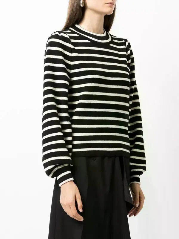 Goen.j Striped Wool Jumper