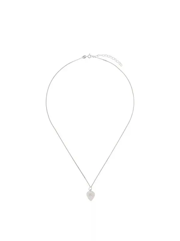 TRUE ROCKS Logo-engraved Sterling Pendant Necklace - Silver
