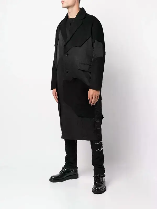 MOSTLY HEARD RARELY SEEN Panelled Single-breasted Wool Blend Coat