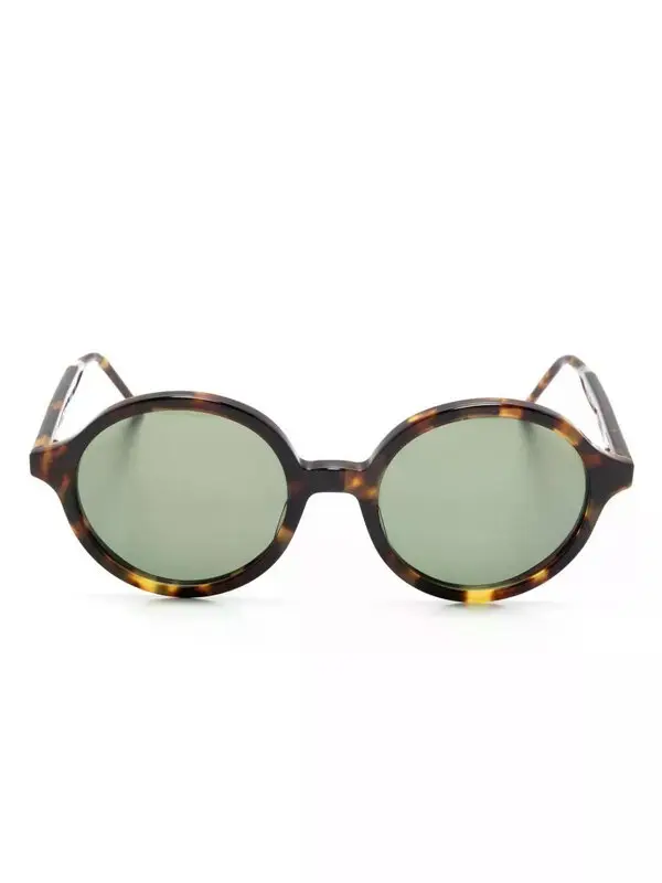 Thom Browne Round Frame Sunglasses - Brown