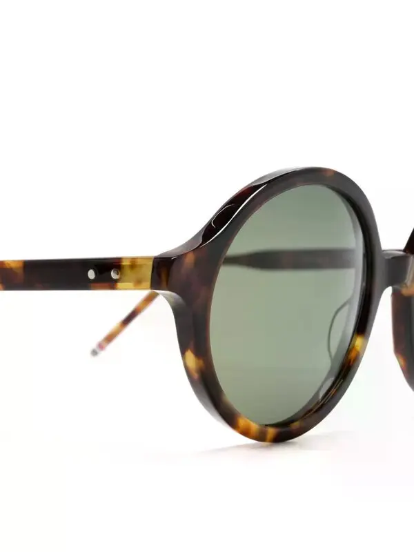 Thom Browne Round Frame Sunglasses - Brown