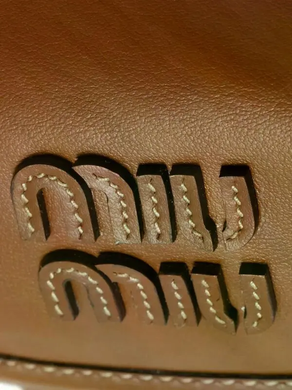 Miu Miu Logo-lettering Buckle-fastening Backpack
