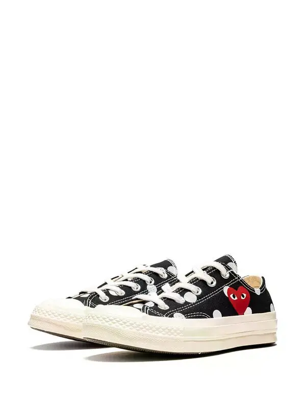 CONVERSE Comme Des Garçons Play X Chuck 70 Ox Polka Dot Sneakers - Black