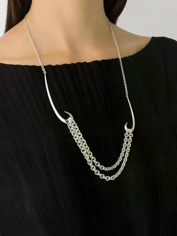 SHAUN LEANE Sterling Multi Hook Necklace - Silver