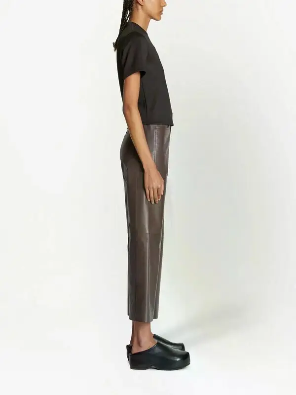Proenza Schouler White Label Cropped Jersey T-shirt