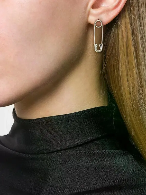 TRUE ROCKS Safety Pin Stud Earring