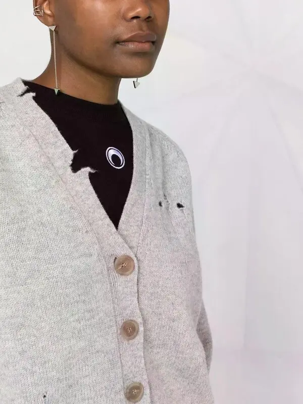 MAISON MARGIELA Distressed Button-down Cardigan