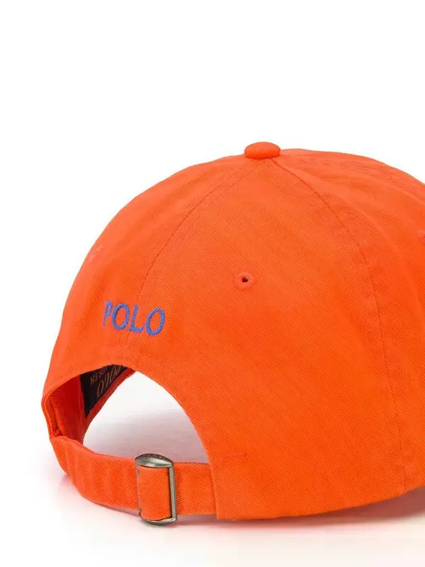 Polo Ralph Lauren Embroidered Baseball Cap - Orange