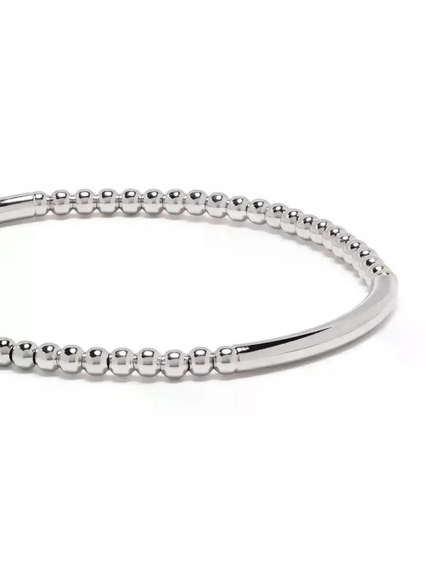 PRAGNELL 18kt White Gold Bohemia Bangle With Bead Detailing