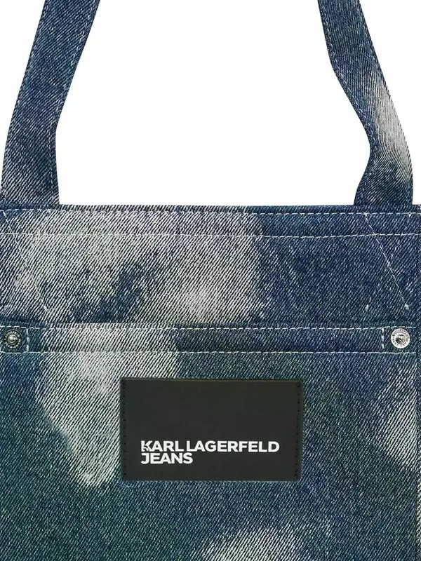 Karl Lagerfeld Bleached Tote Bag