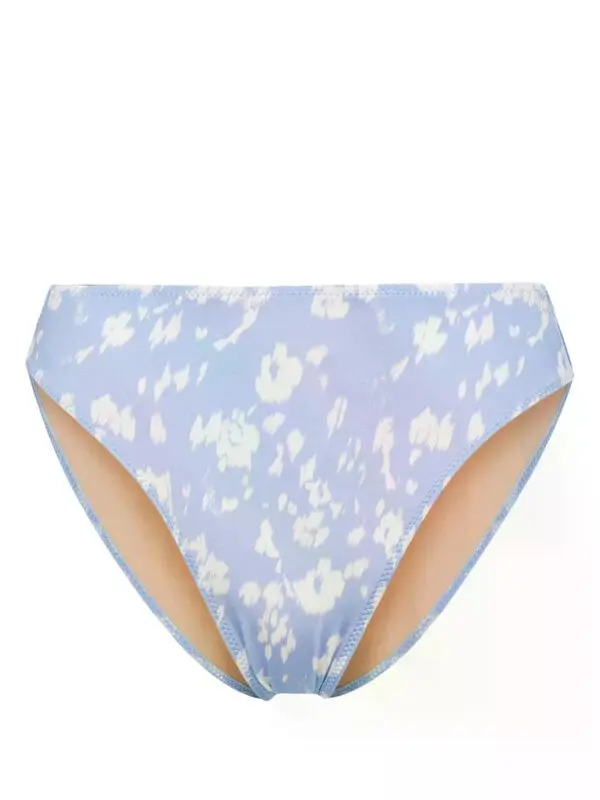 Evarae Iza Leopard Bikini Bottoms - Blue
