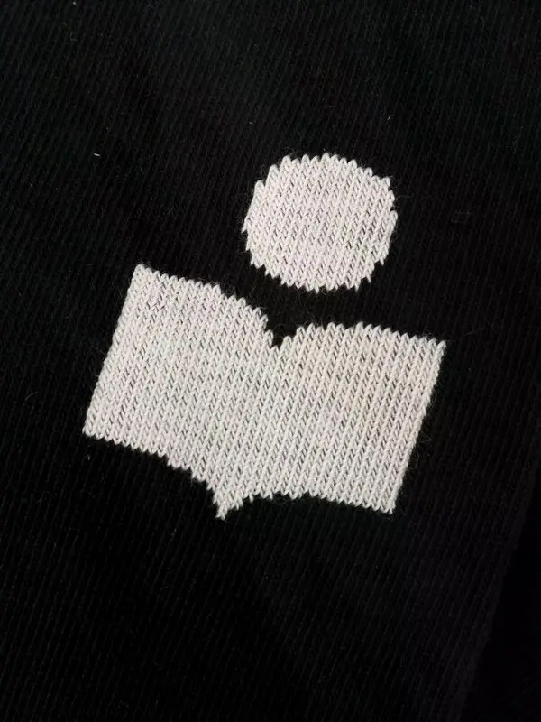 Isabel Marant Étoile Siloki Logo-intarsia Socks - Black