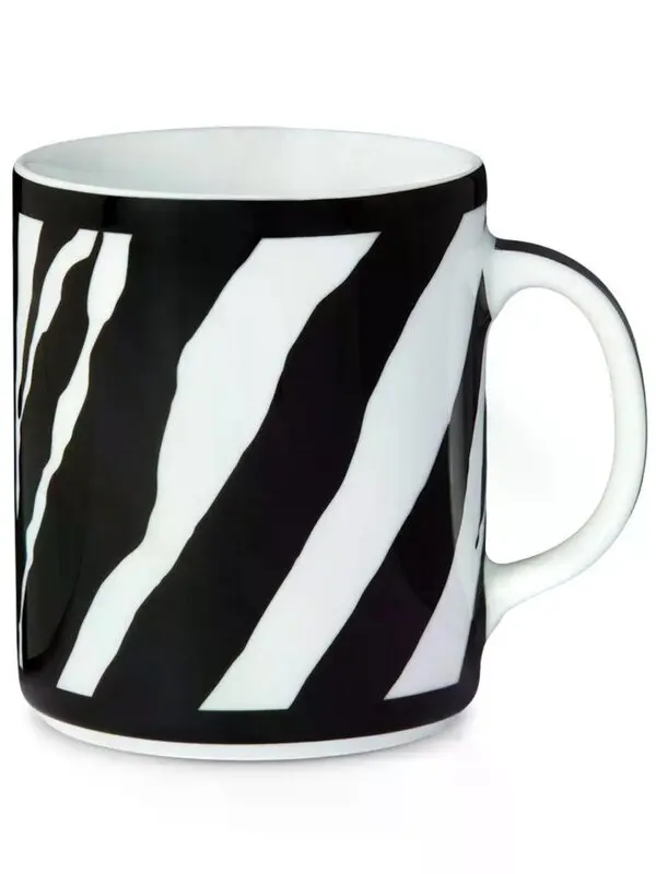 Dolce & Gabbana Zebra-print Porcelain Mug - White