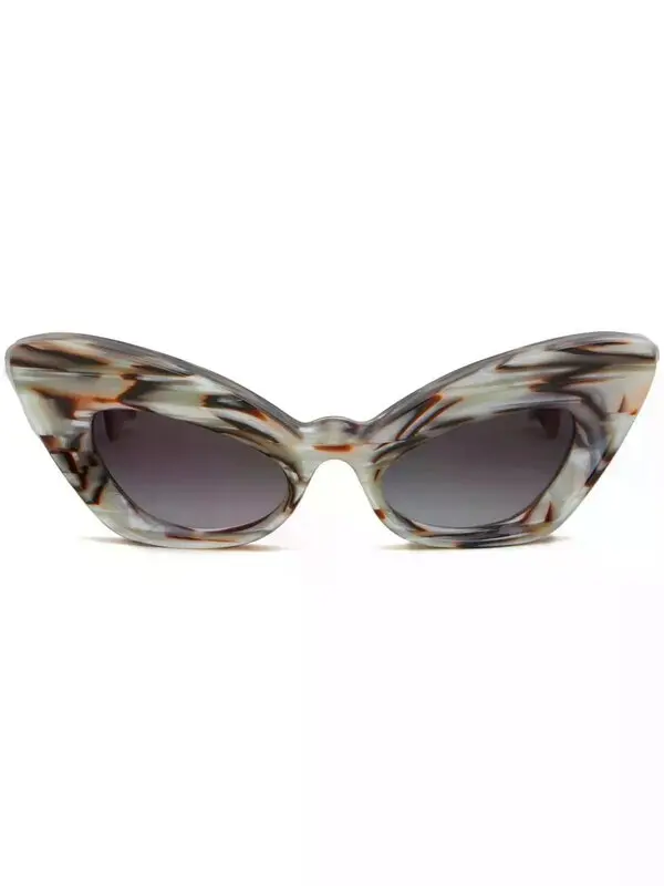 Marni Cat-eye Frame Sunglasses - Neutrals