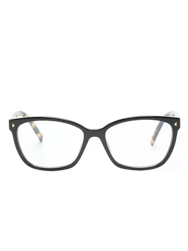Prada Tortoiseshell Effect Square-frame Glasses