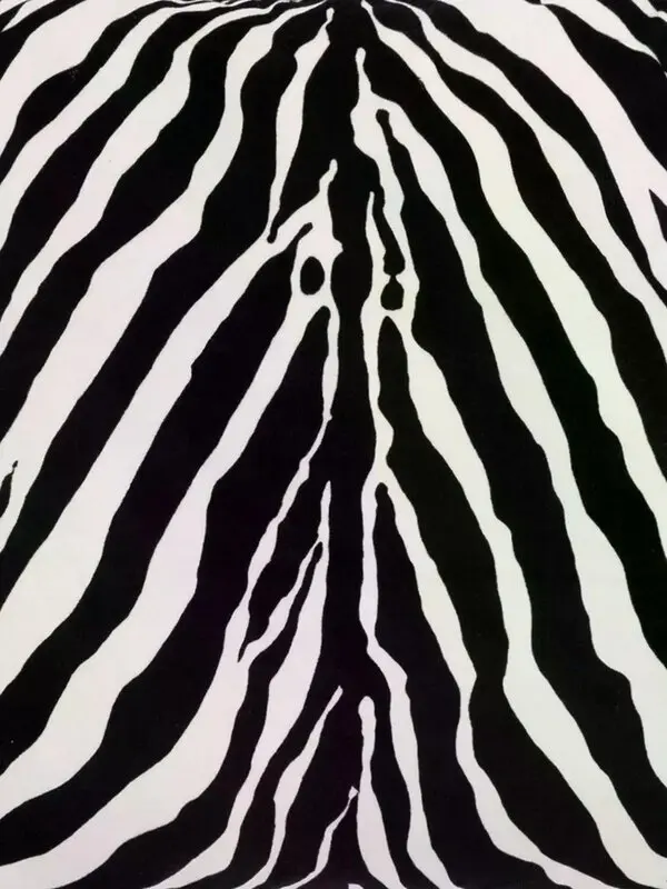 Dolce & Gabbana Medium Zebra-print Velvet Cushion - Black