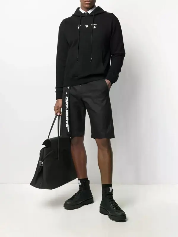 Off-White Knee-length Chino Shorts