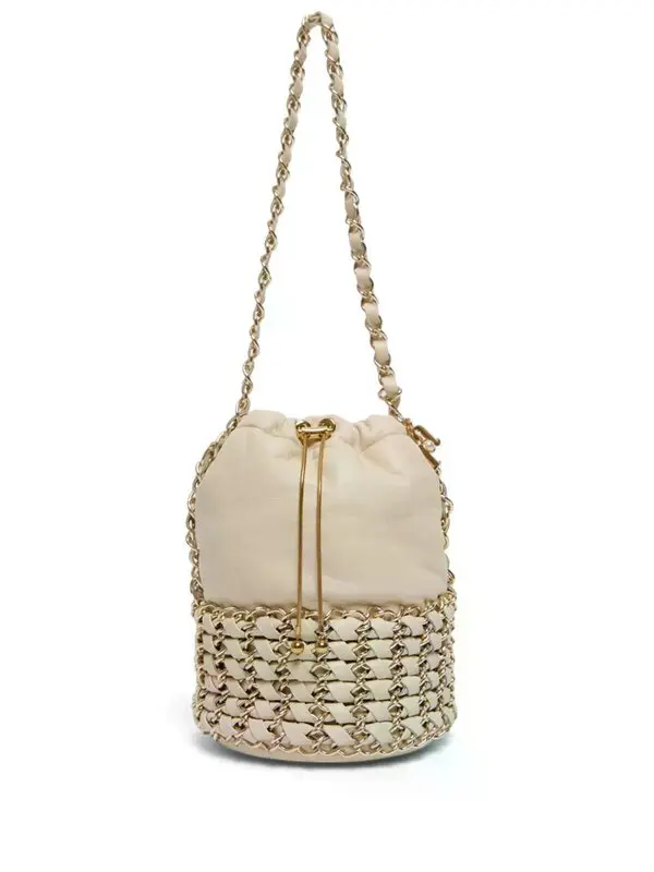 Rosantica Chain-detailing Bucket Bag - Neutrals