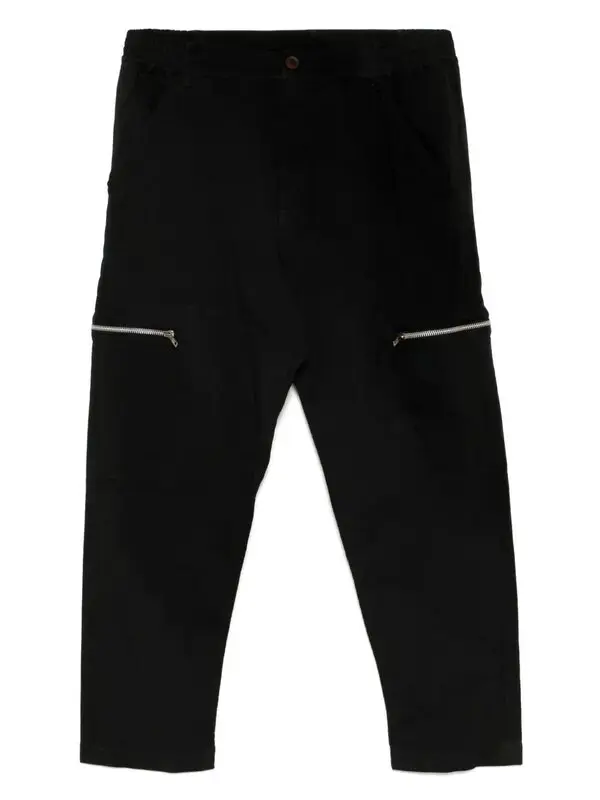 Comme Des Garçons Tapered Trousers - Black